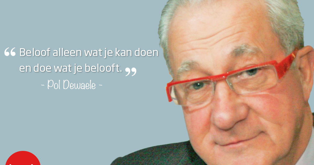 Het principe van Pol Dewaele - Dewaele