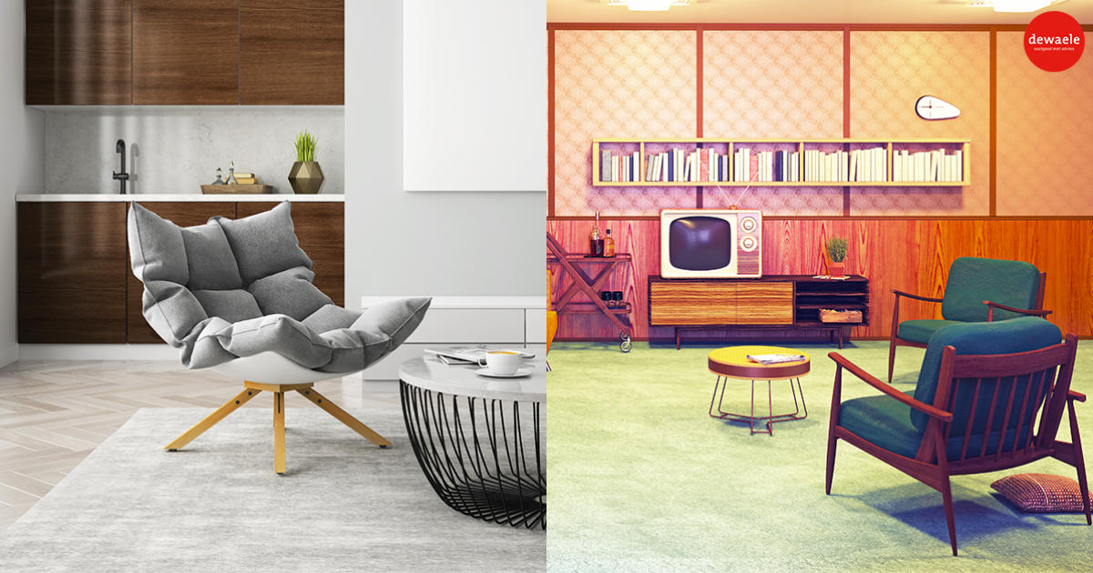 Hoe kies je tussen een retro of modern interieur? - Dewaele